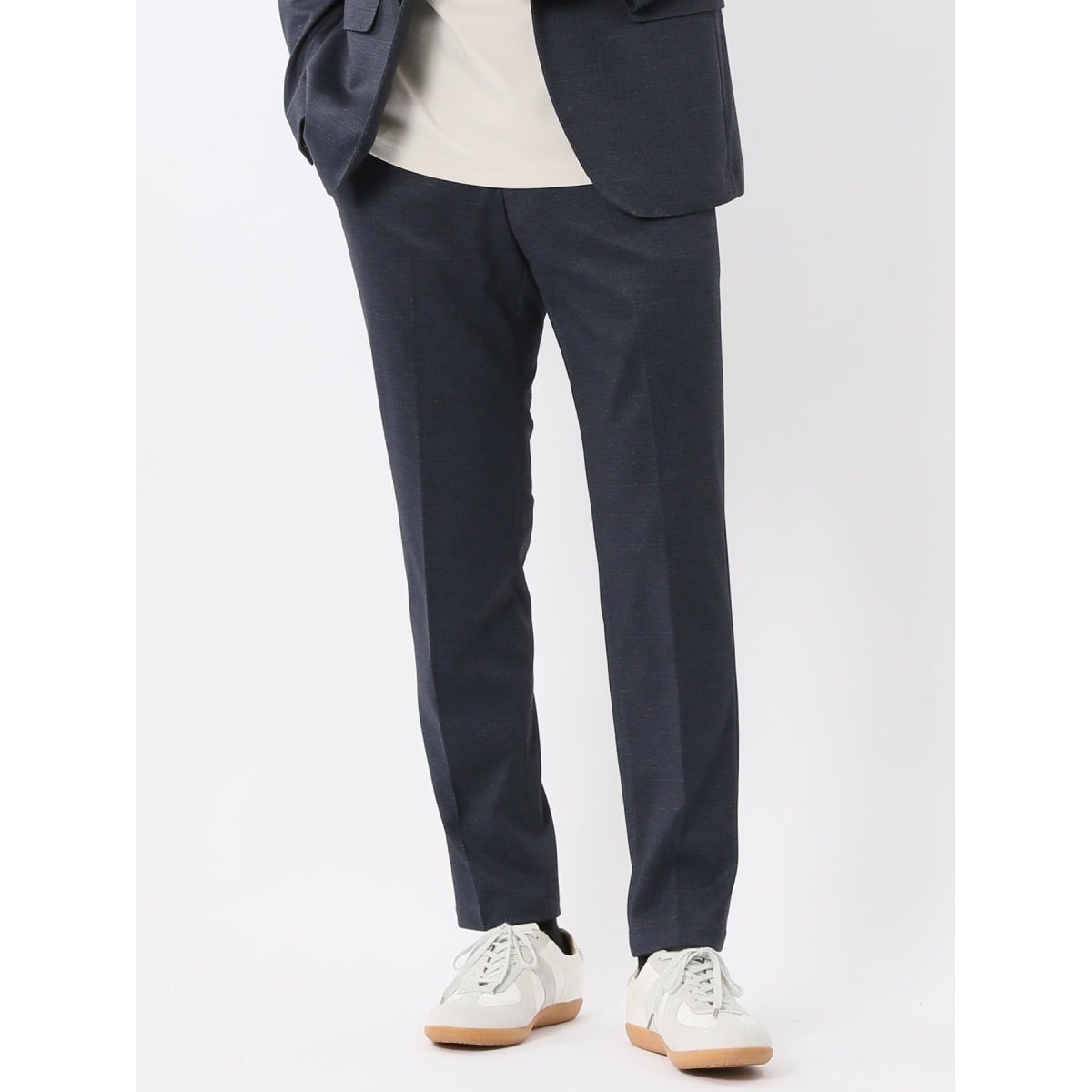 m.f.エディトリアル ウォッシャブル ノータック ビジネスパンツ ツイル