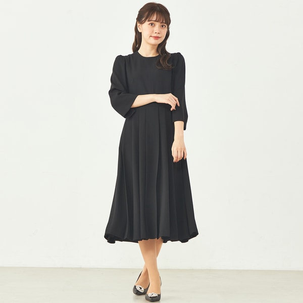 CELFORD】襟付きプリーツワンピース | 結婚式・パーティーのレンタル