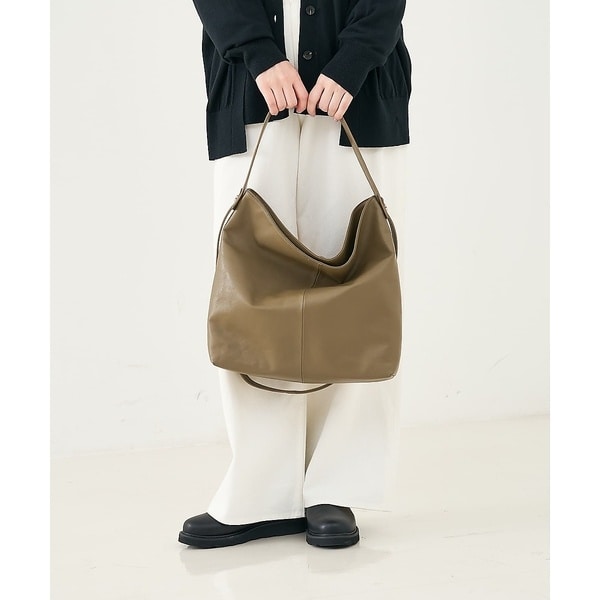 WEB限定】【BEAURE/ヴュレ】カウレザー 2WAY ハンドル トートバッ