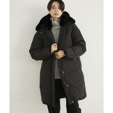 《VERY12月号掲載》エコファーフード2WAYダウン《Re:DOWN》 | イネド(INED) | マルイウェブチャネル