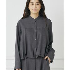 【セットアップ対応】《INED CLARO》バンドカラーバルーンシャツ | イネド(INED) | マルイウェブチャネル