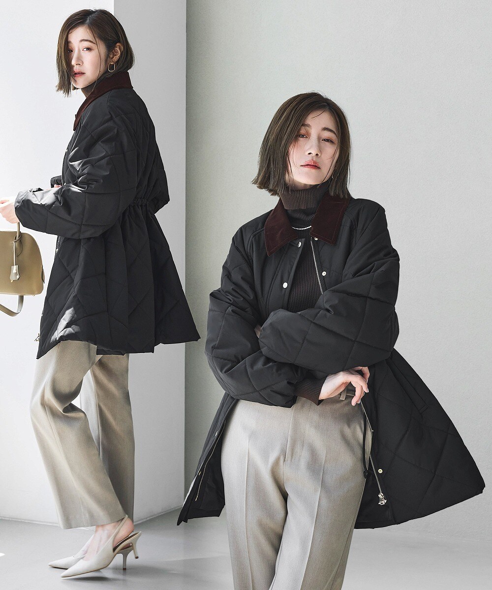 ドロー 撥水ナイロン ビックシルエット 中綿コート | ドロー(DRAW