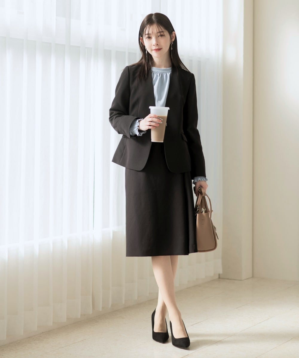 2025SS新作【洗える/UV加工/花粉防止】ノーラペルジャケット・ミディ