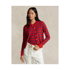 ストライプド コットンブレンド カーディガン | ポロ ラルフ ローレン(POLO RALPH LAUREN) | マルイウェブチャネル