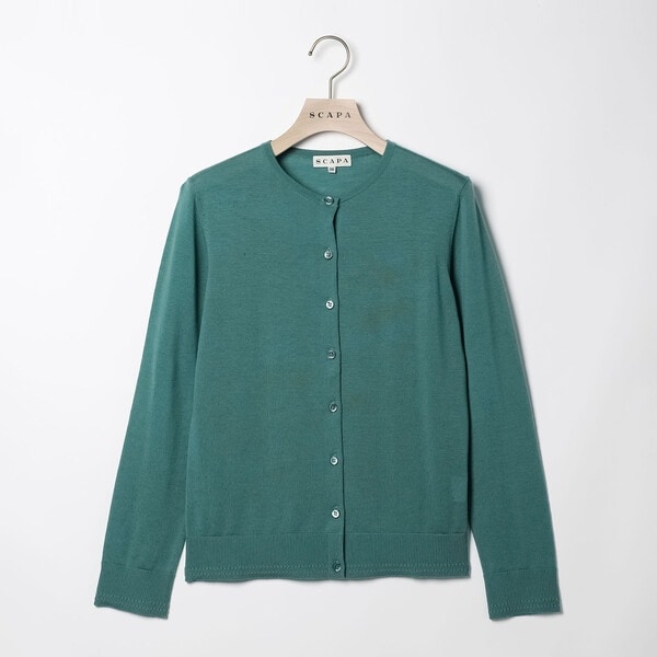 カシウールニットロングカーディガン | スキャパ(SCAPA) | マルイ