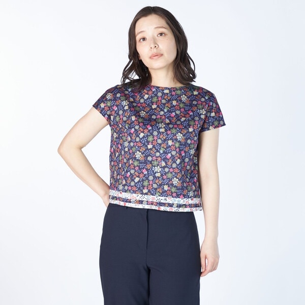 60／1スムースフリルカラーカットソー | キース(KEITH) | マルイ