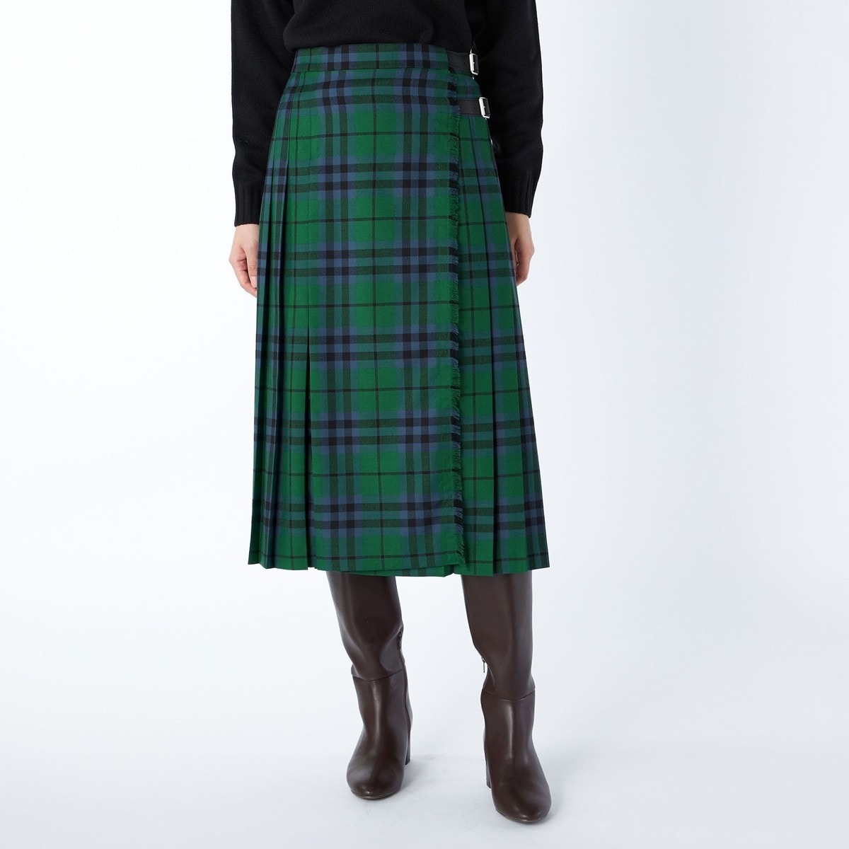 ヘリンボンチェックスカート | キース(KEITH) | マルイウェブチャネル