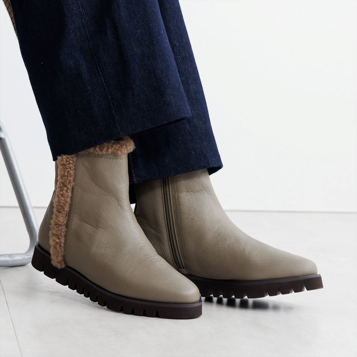 SALE】【撥水】お洒落に防寒◇バックル2WAYファーブーツ/651415