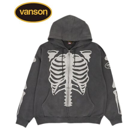 【VANSON】BONE ZIP UP [RZA-2402] | スタイライズ(STYLISE) | マルイウェブチャネル