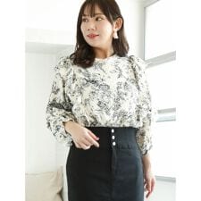 袖2WAYトワルドジュイ柄フリルブラウス | リジェイ＆スプル(Re-J&SUPURE) | マルイウェブチャネル