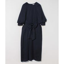 ウエストリボンサテンワンピース | ランバン オン ブルー(LANVIN en Bleu) | 3036330 | ファッション通販 マルイ ...