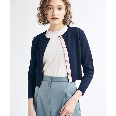 ニットジャケット | ランバン オン ブルー(LANVIN en Bleu) | 3136825 | ファッション通販 マルイウェブチャネル