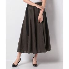 【エクラ6月号掲載】麻ロングフレアスカート | レリアン(Leilian) | マルイウェブチャネル