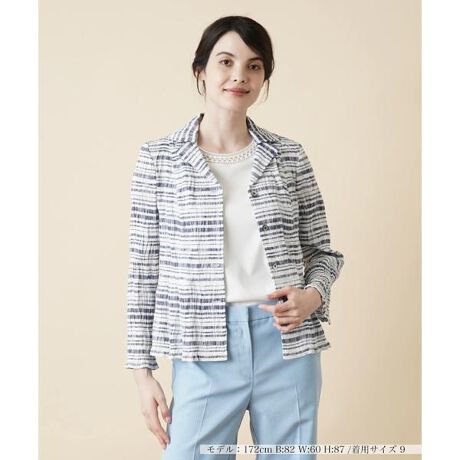 ジャケットブラウス【Leilian WHITE LABEL】 | レリアン(Leilian) | マルイウェブチャネル