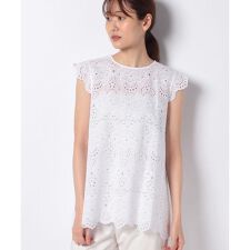 カットワークレースブラウス | レリアン プラスハウス(Leilian PLUS HOUSE) | マルイウェブチャネル