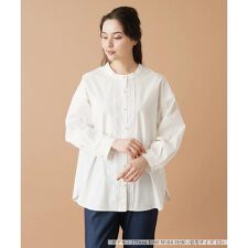 バンドカラーブラウス | レリアン プラスハウス(Leilian PLUS HOUSE) | 1304654 | ファッション通販 マルイ ...