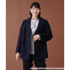 ブークレダブルピーコート【Leilian WHITE LABEL】 | レリアン プラスハウス(Leilian PLUS HOUSE ...