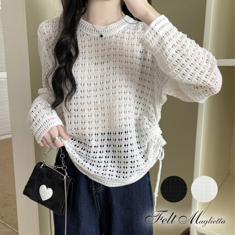 メッシュシアーニット | フェルトマリエッタ(Felt Maglietta) | am492 | ファッション通販 マルイウェブチャネル