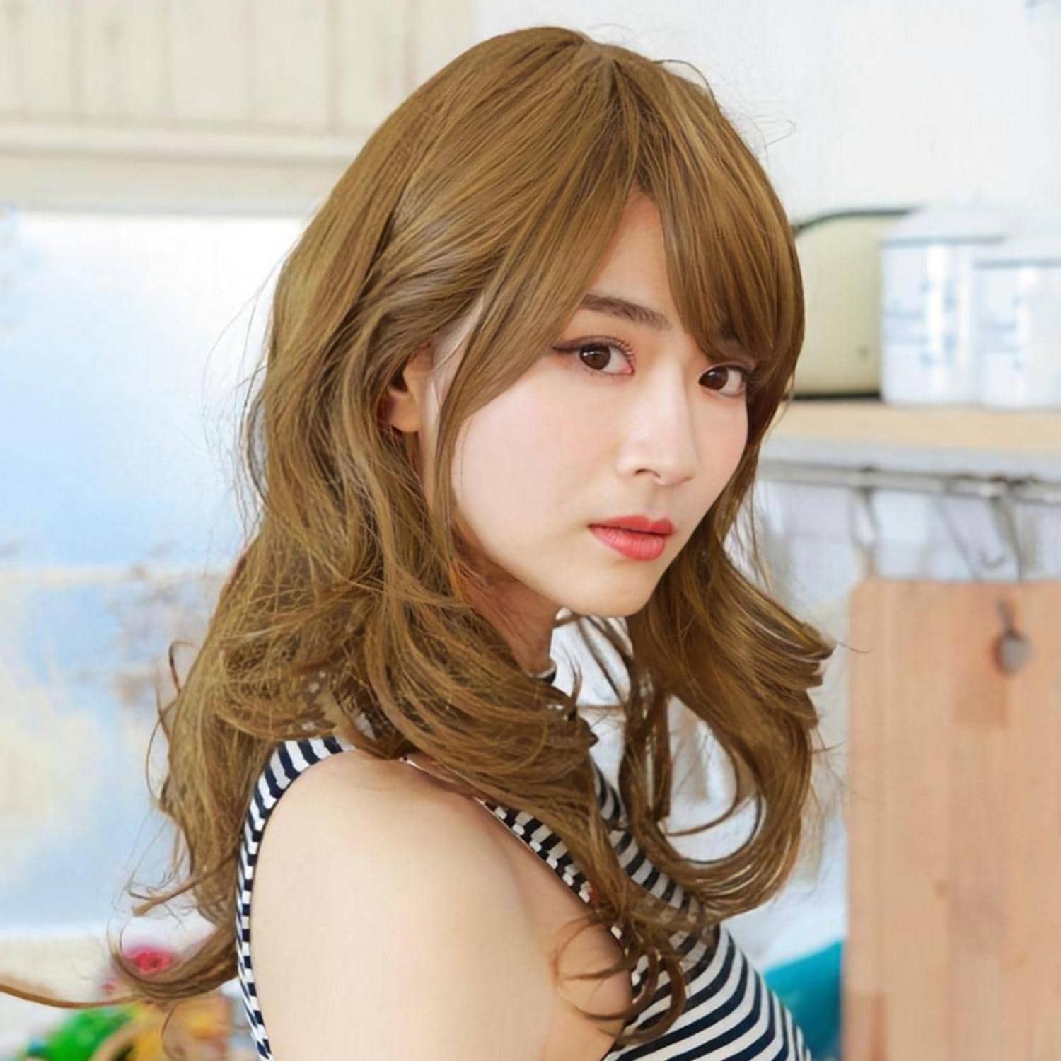 プリシラ オールウィッグ シマーリッチカールロング A-715 | バック