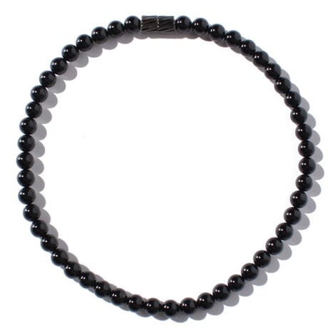 【喪服・礼服】≪マグネット式≫オニキス一連ネックレス 8mm玉 | フォルムフォルマ(form forma) | 5615200 | マルイ ...
