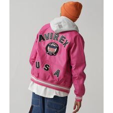 LIGHT SIGNATURE VARSITY JACKET／ライト シグネチャー バーシティー ジ | アヴィレックス(AVIREX ...