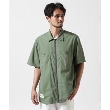 《WEB&DEPOT限定》ZIP UP WORK SHIRT "25" ／ ジップアップ ワーク半袖 | アヴィレックス(AVIREX ...