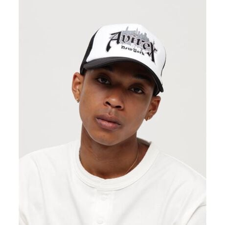 VARSITY BLOCK FONT MESH CAP | アヴィレックス(AVIREX) | マルイウェブチャネル