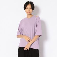 SUGAR ROSE／シュガーローズ ／アシンメトリー肩スリットTシャツ | ロイヤルフラッシュ(ROYAL FLASH) | マルイウェブチャネル