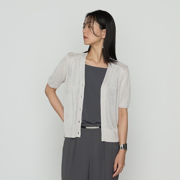 ウール混スムース ジップカーディガン | コムサ(COMME CA) | マルイ