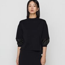 ミラノリブ×シアー ボリュームスリーブセーター | ギャバジン K.T(Gabardine K.T) | マルイウェブチャネル