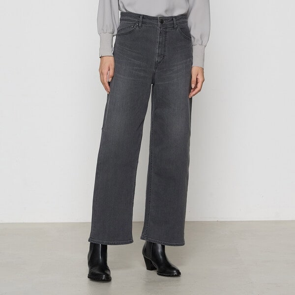 中空ストレッチデニム ワイドジーンズ | メゾンプラチナ(Maison