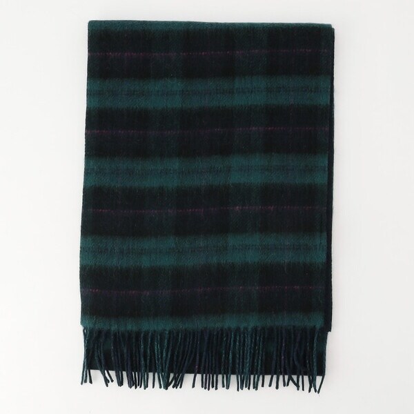 リバーシブルチェック マフラー | K.T キヨコ タカセ(K.T KIYOKO