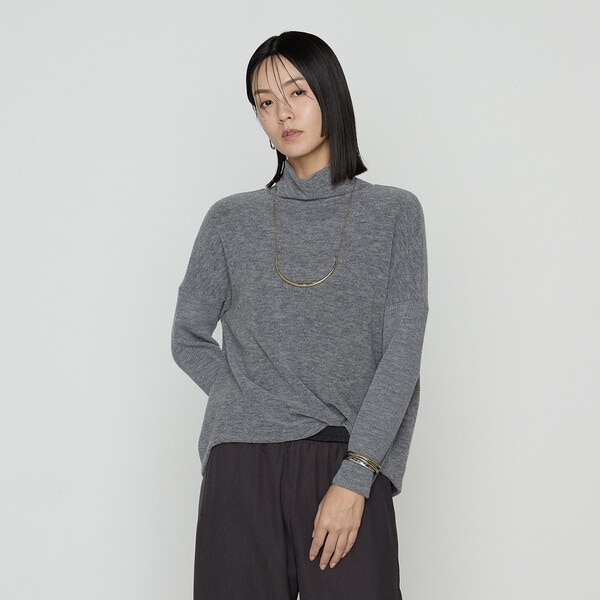 TALLサイズ 〕 パイル編み Vネックカーディガン | K.T キヨコ タカセ