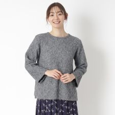 【ウール混】変わり編みAライン プルオーバーニット | ローラ アシュレイ(LAURA ASHLEY) | N9817103 | ファッション ...