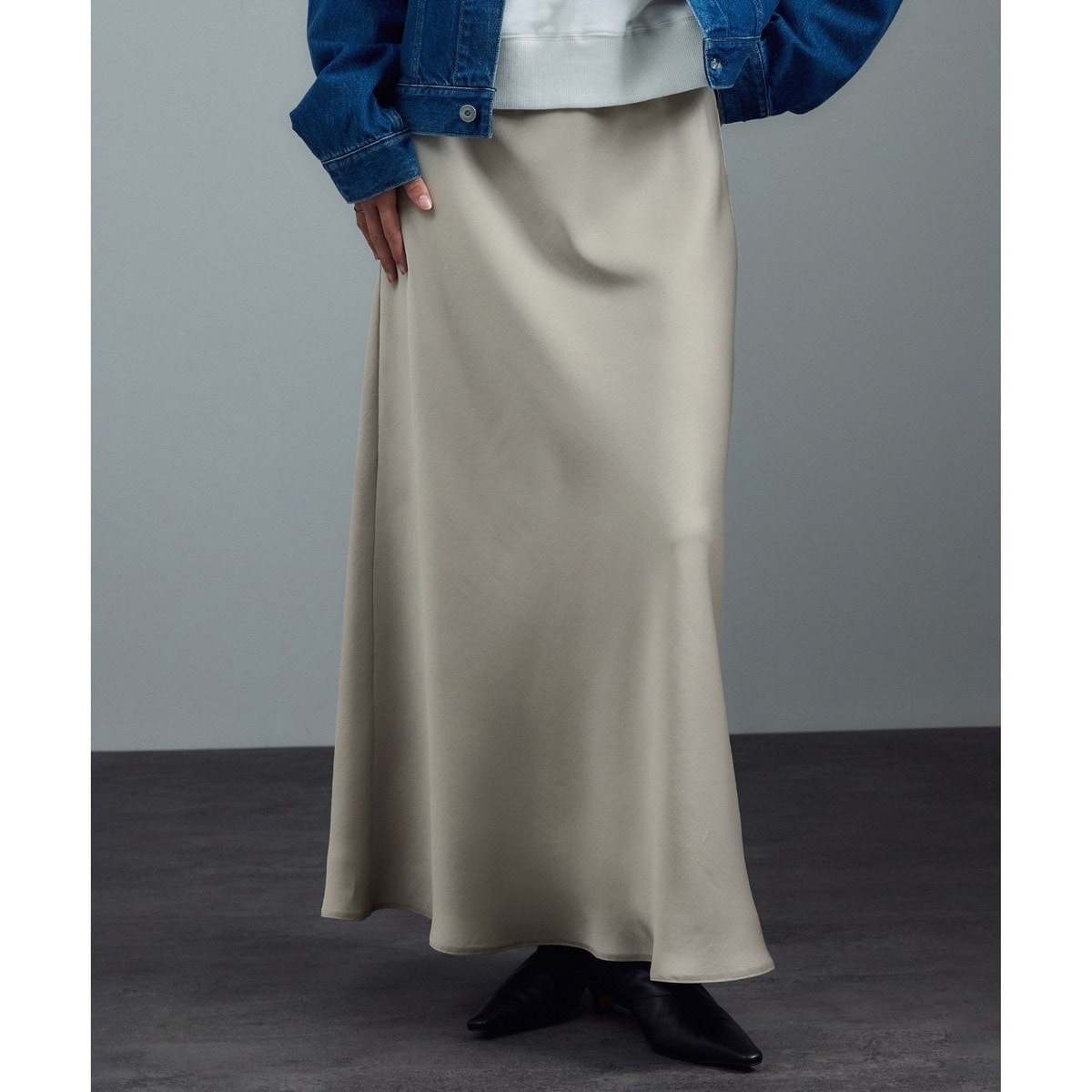 WEB限定】サテンバイヤススカート | サロン アダム エ ロペ(SALON adam