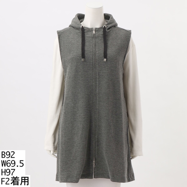 大きいサイズレディース】ロングトッパージレ【日本製】 | クインティ