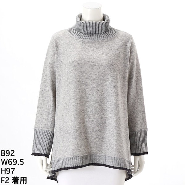 クインティ（QUINTY）/【大きいサイズレディース】滑らかプリーツパフスリーブニット 大きいサイズレディース】滑らかプリーツパフスリーブニット