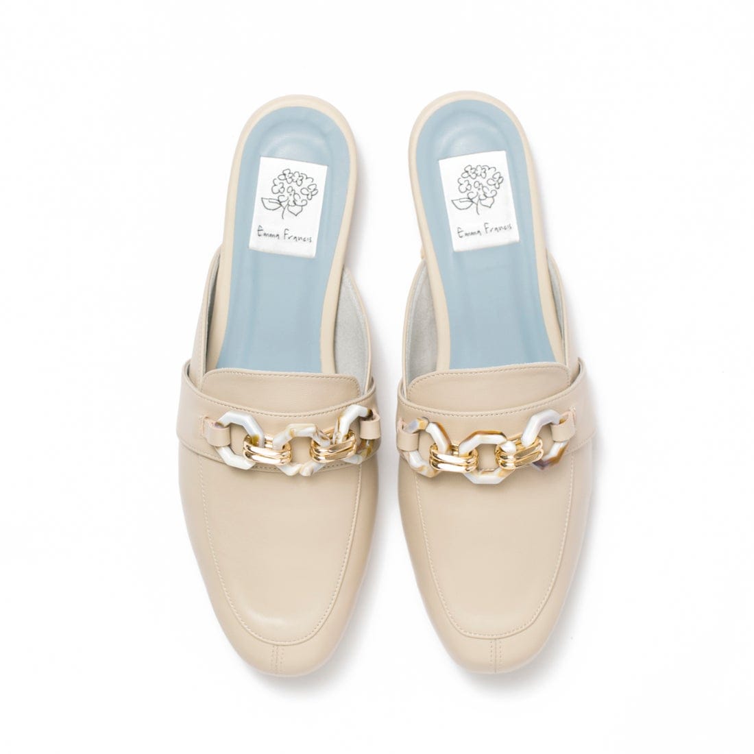 スクエアトゥ フラット ローファー ミュール | エマフランシス(Emma