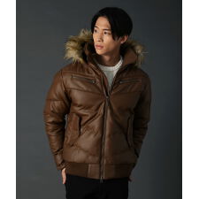 WET-PU(R)ファー付きダウンミックスジャケット | スプートニクス(SPUTNICKS) | ファッション通販 マルイウェブチャネル