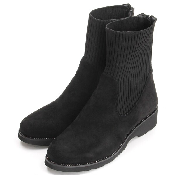 大きいサイズ】バックストレッチコンフォートショートブーツ | コン