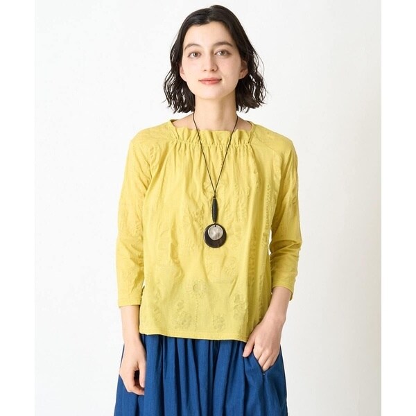 日本製]リップル天竺7分袖カットソー | ジャンニ・ロ・ジュディチェ