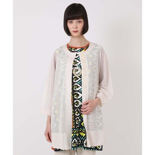 小さいサイズ/洗える】ドットデザインニットカーディガン | ヒロコビス