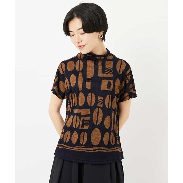 日本製]コーヒービーンズプリントカットソー | ジャンニ・ロ・ジュディ