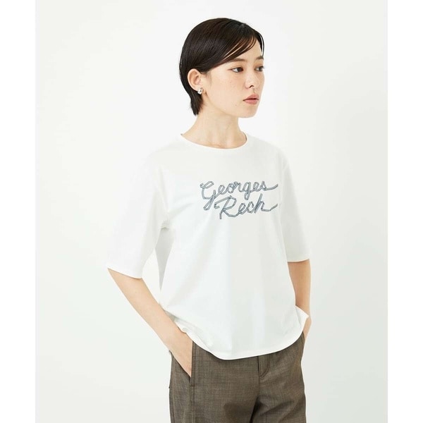 接触冷感/紫外線カット/速乾/遮熱]メロウラインカットソー