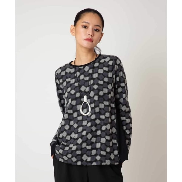 小さいサイズ】グラフィカルモチーフデザインスウェット /洗える