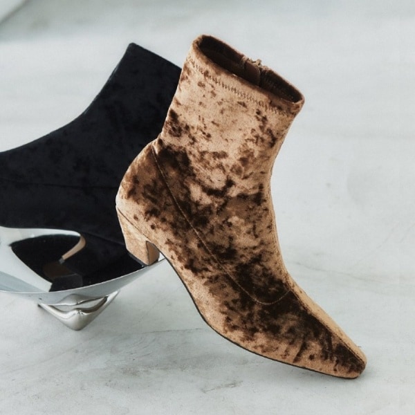 REMME／レメ】サイドジップショートブーツ | ルージュ・ヴィフ ラクレ