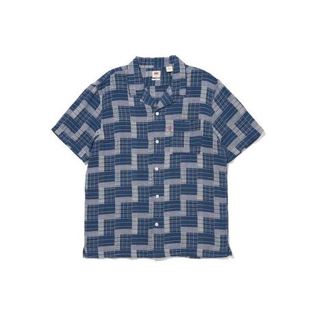 サンセット 半袖シャツ ブルー ELLIE PLAID ENSIGN BLUE | リーバイス(Levi’s) | 726250081 ...
