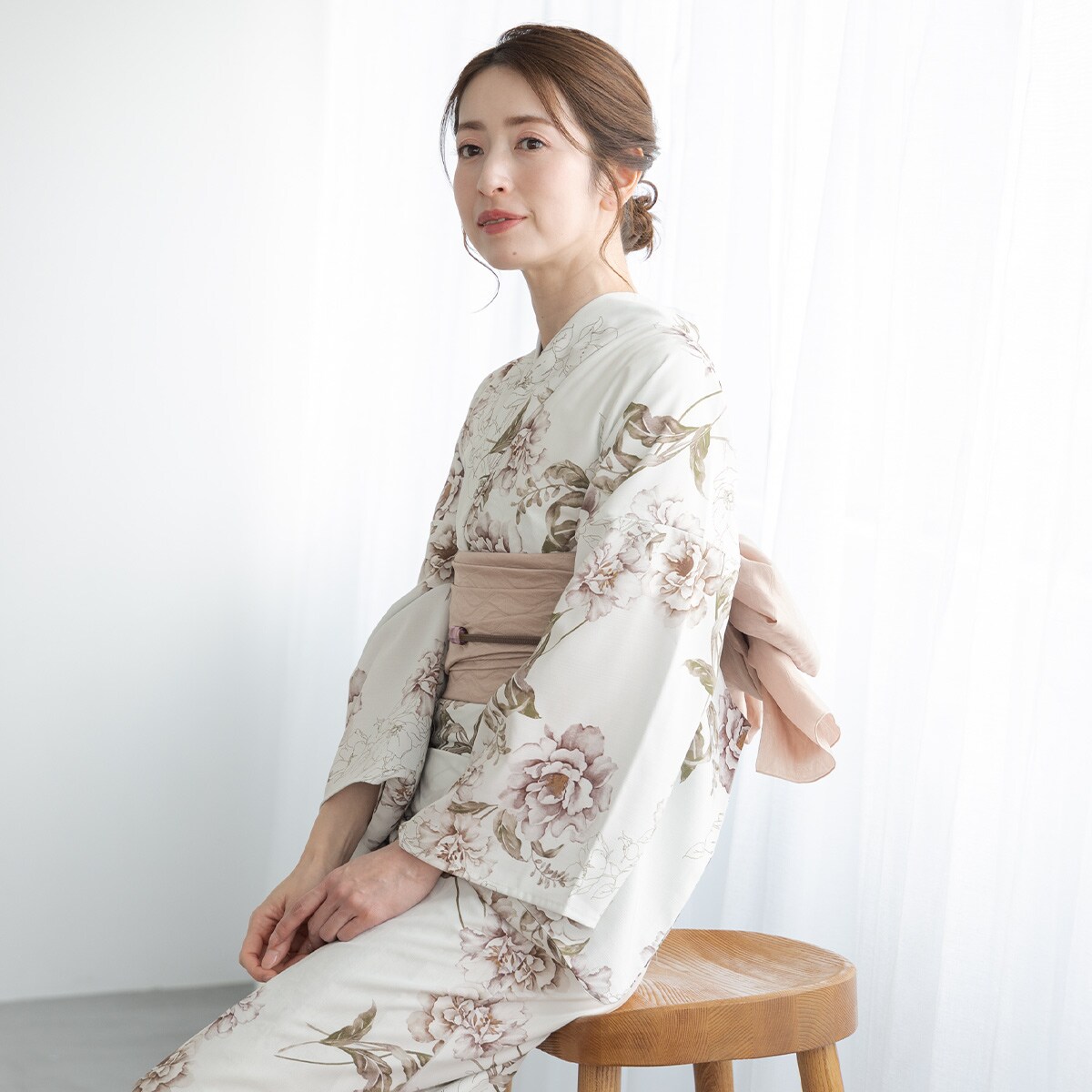 浴衣3点セット レディース （上着＋巻スカート＋帯） | マクレ(Ma.cle