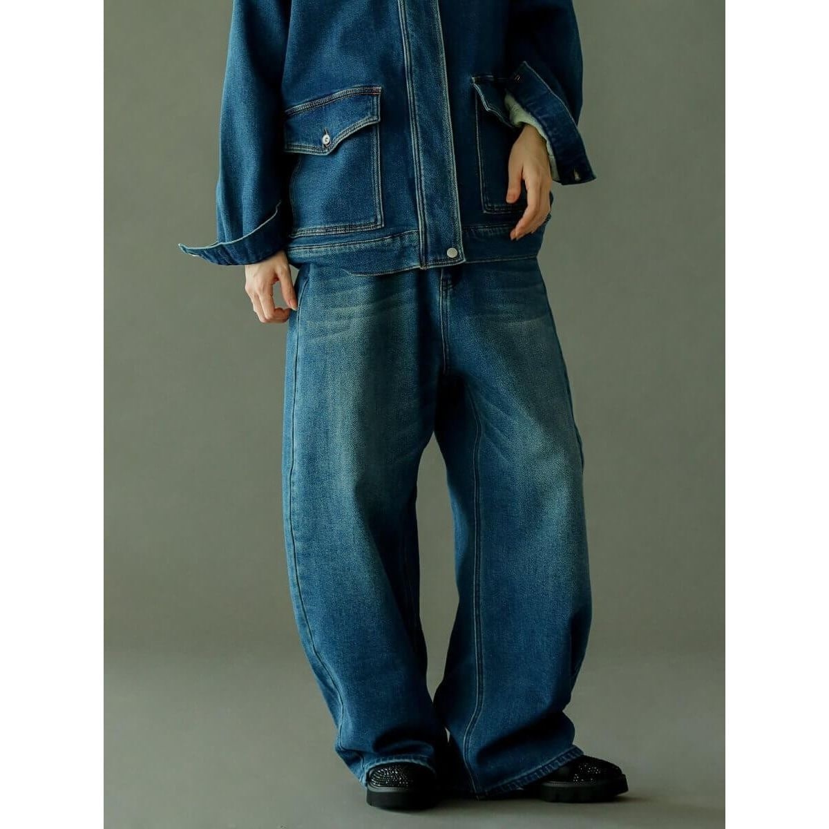 カットオフワイドデニムパンツ | ラシュッド(LASUD) | マルイウェブ