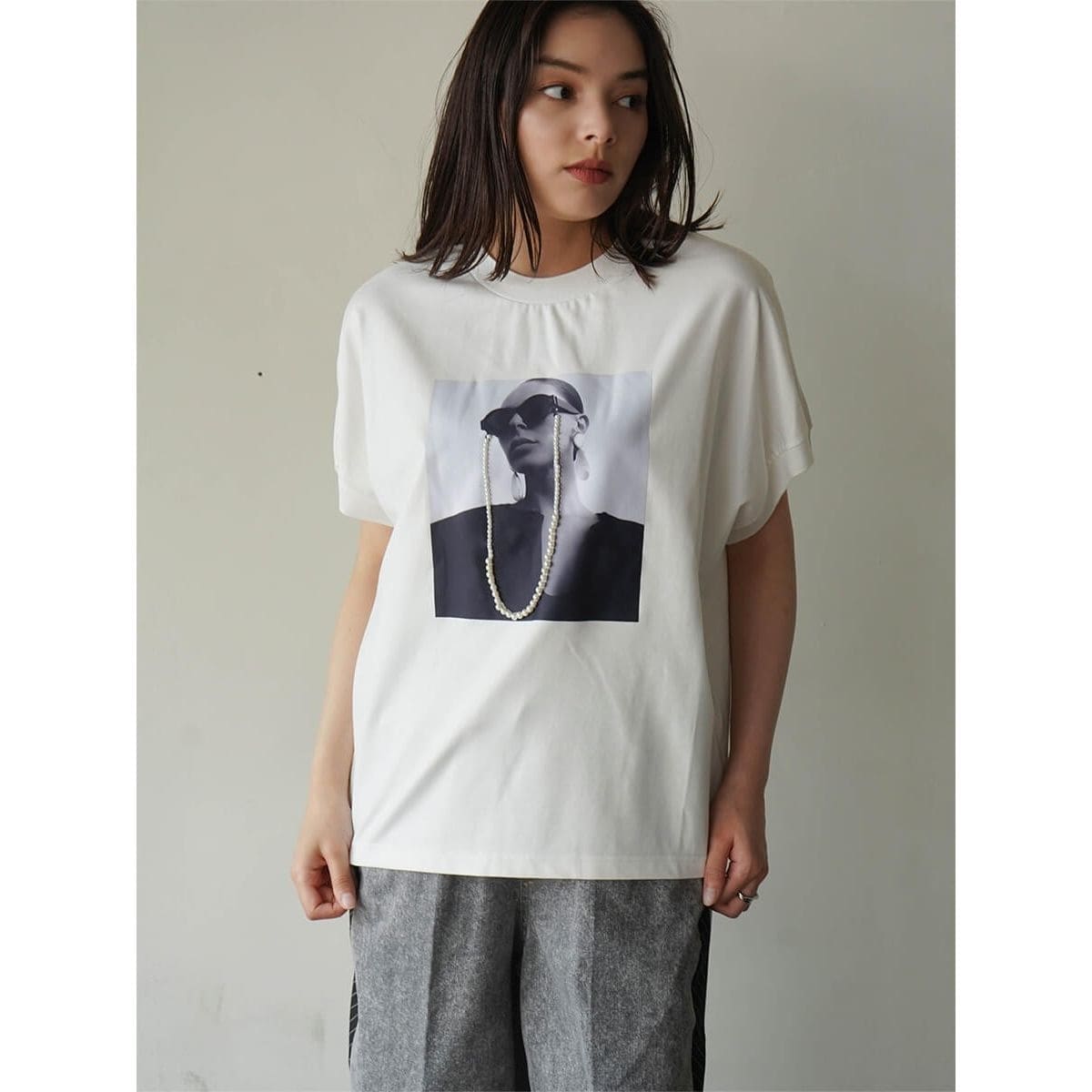 リメイク風デニムドッキングワイドプルオーバー | ラディエイト